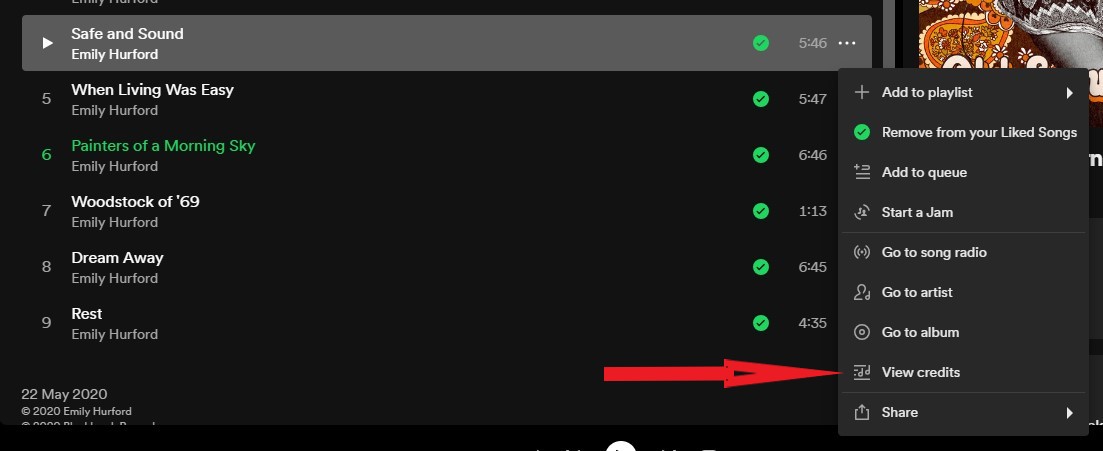 How do I get artists to appear on Spotify's 'View Credits' feature ...