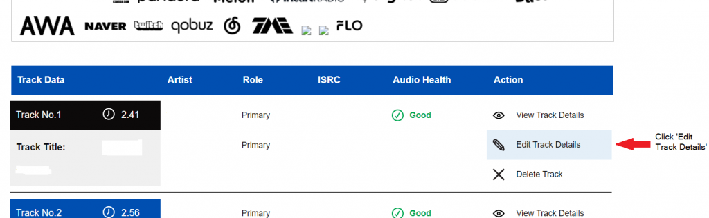 What is a 'title version', and how do I format it for a track ...