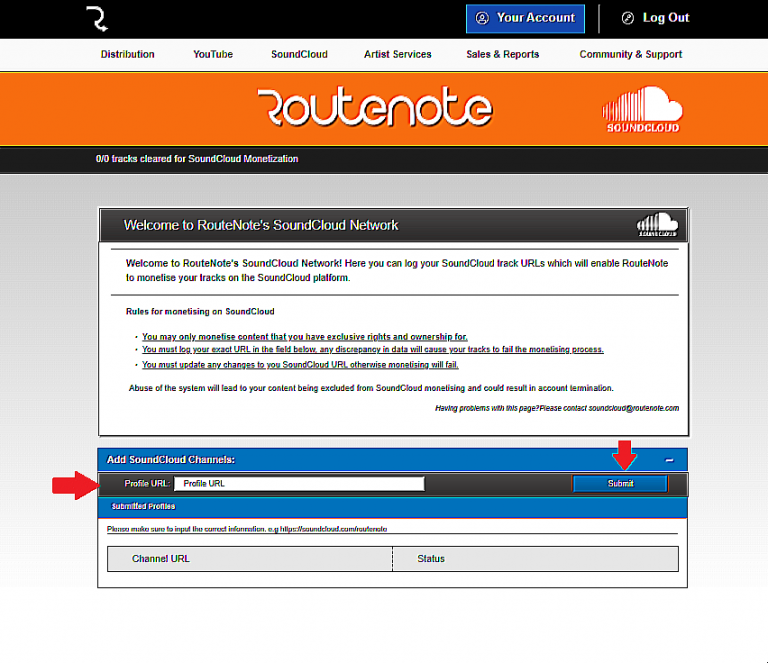 How do I join the SoundCloud network? - RouteNote Support Hub