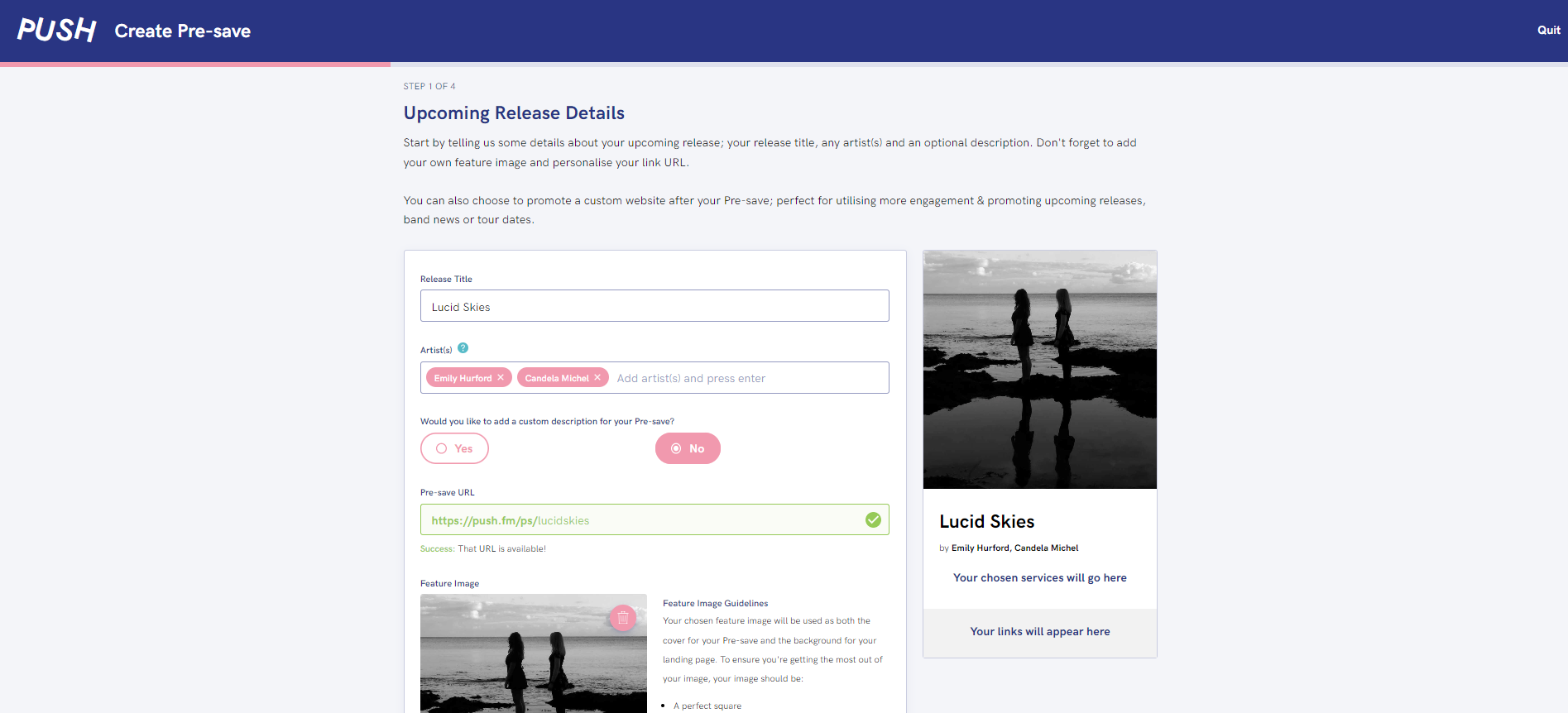 How do I get my Pre-save links? - RouteNote Support Hub