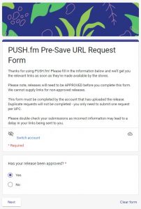 How do I get my Pre-save links? - RouteNote Support Hub