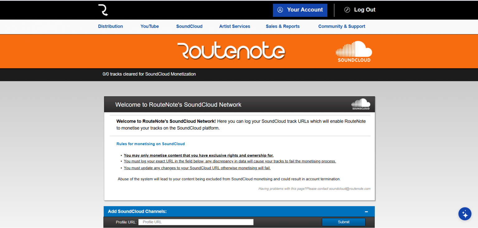 How can I link my SoundCloud profile on RouteNote? - RouteNote Support Hub